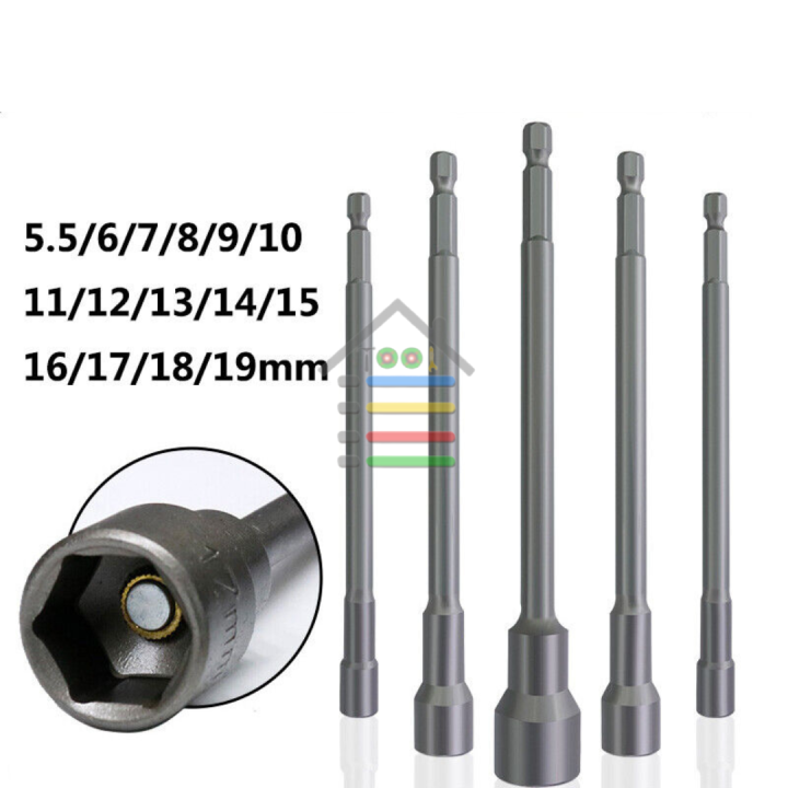 KUNCI SOCKET ROOFING MAGNETIC PANJANG 100 MM ADAPTOR KUNCI HEX SOCKET ...