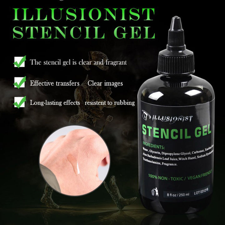 30ml/125ml Professional Tattoo Transfer Gel Stencil Printer Cream Oil ...