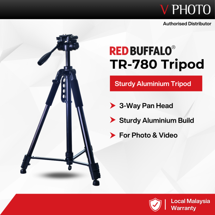 Red Buffalo TR-780 Camera Tripod Phone Tripod Stand Phone Holder Tripod ...