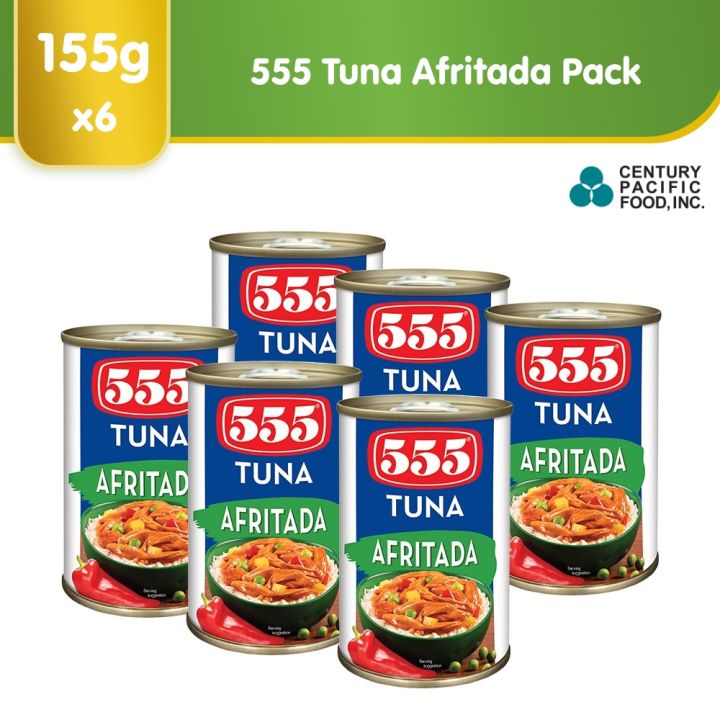 555 Tuna Afritada 155g x6 | Lazada PH