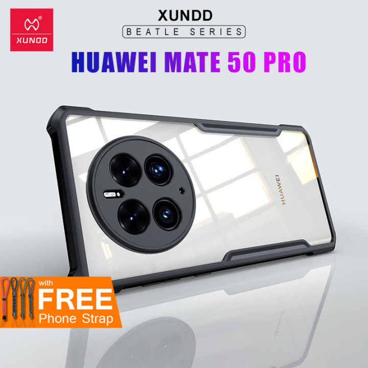Xundd [Original] Beatle Clear Hybrid Shock Proof Armor Case for Huawei Mate 50 Pro | Lazada PH