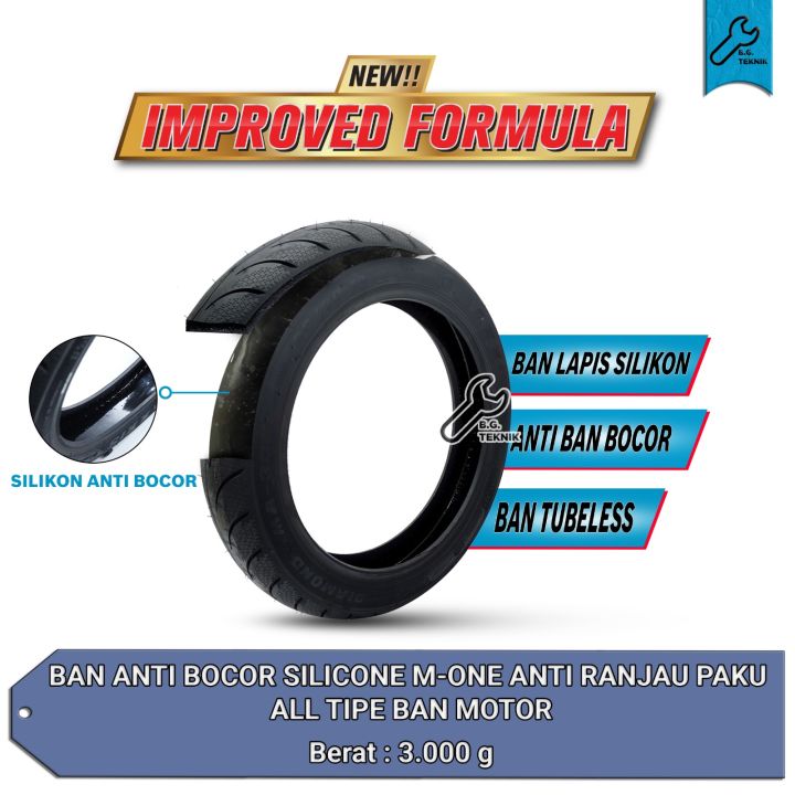 BAN ANTI BOCOR SILICONE M-ONE ANTI RANJAU PAKU ALL TIPE BAN HARD ...