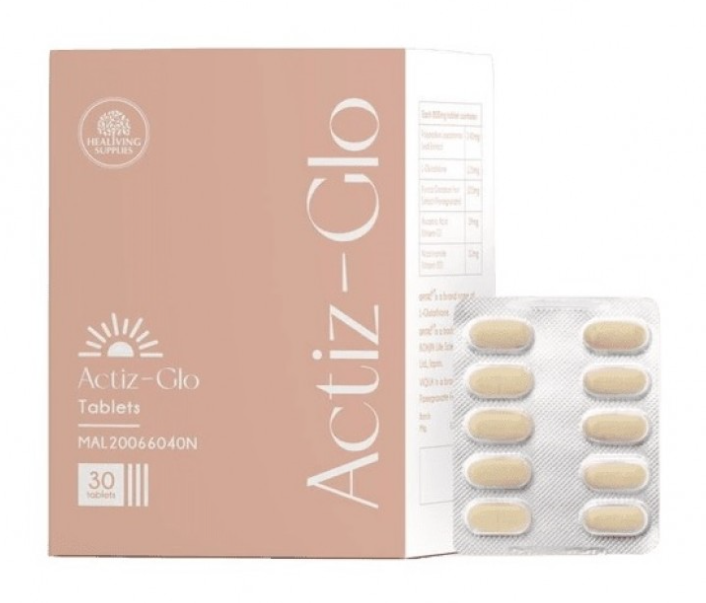 Oral SunBlock ACTIZ-GLO TABLET 30'S (Lighten skin, reduce pigmentation ...