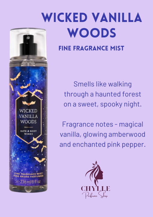 Wicked Vanilla Woods Fine Fragrance Mist by Bath Body Work in Various ...