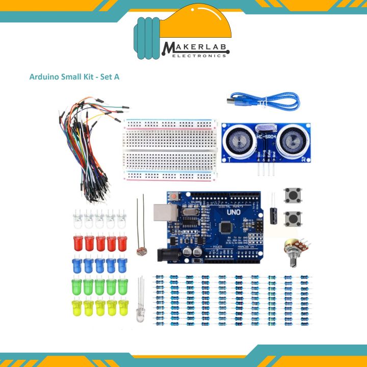 Makerlab Basic Starter Kit For Uno R3 With Tutorial Code Compatible With Arduino Set A Lazada Ph