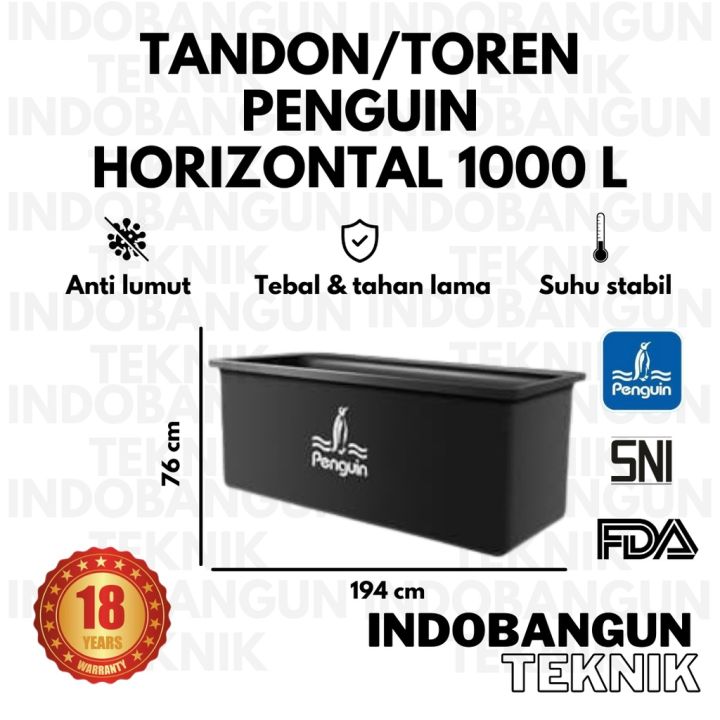 Toren Air Tangki Air Tandon Air Penguin Rectangular Open Top Tank Bak ...
