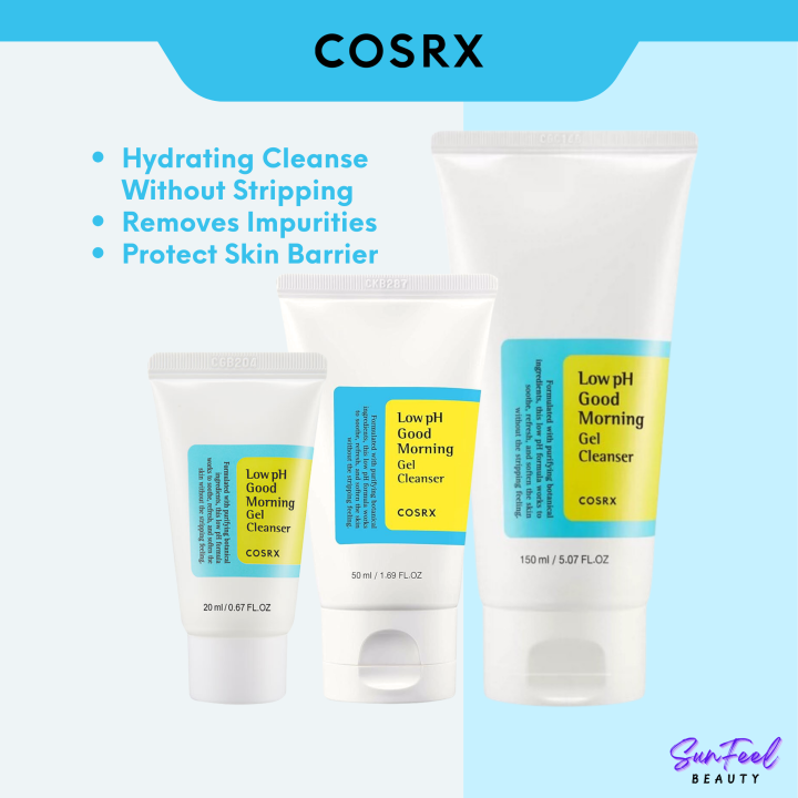 Cosrx Low PH Good Morning Gel Cleanser 20ml | 50ml | 150ml | Lazada
