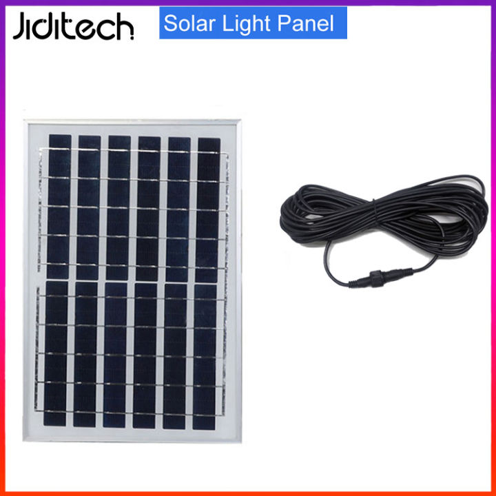 Jiditech 3W/10W Solar Panel For Solar Light 20W/25W/40W/60W/100W/150W ...