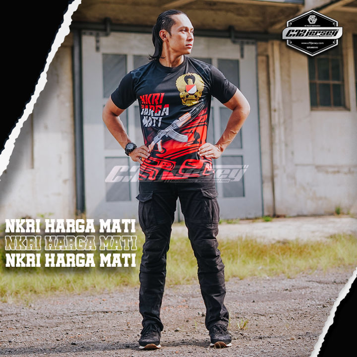 KAOS JERSEY OLAHRAGA TNI AD ARMY NKRI HARGA MATI | Lazada Indonesia