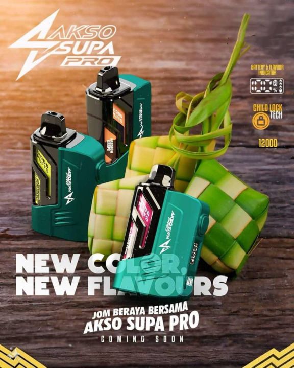 READY STOCK AKSO SUPA PRO 12000 RECHARGEABLE KIT | Lazada