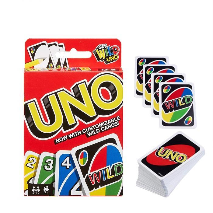 UNO Card Game Cards With Customizable Wild Card | Lazada
