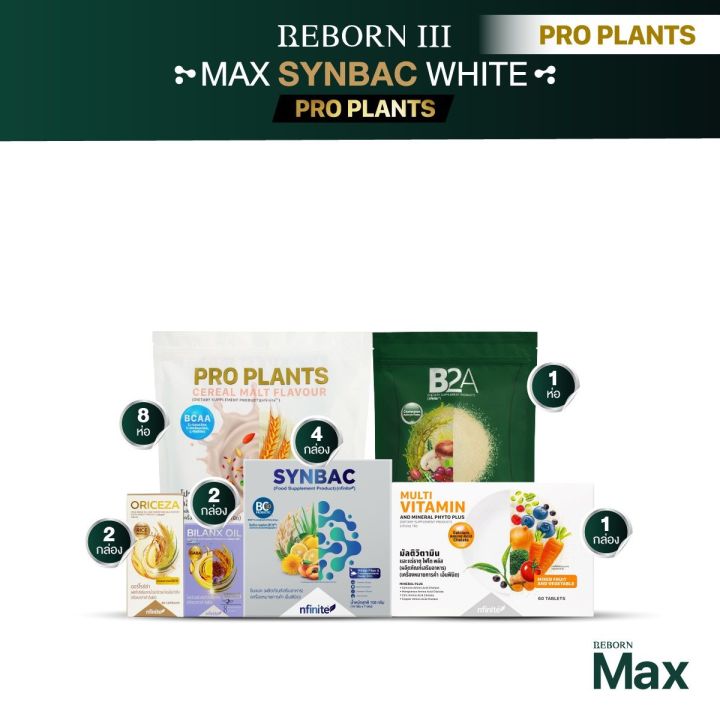 Reborn III Max Synbac White (PRO PLANTS CEREAL MALT ) | Lazada.co.th