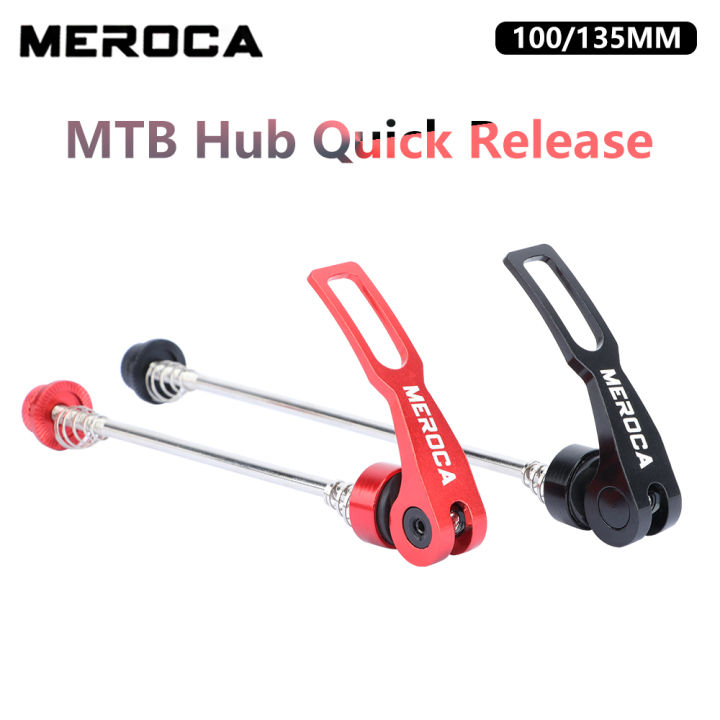 MEROCA MTB Hub Skewers 100/135MM Road Bike Aluminum Alloy Quick Release ...