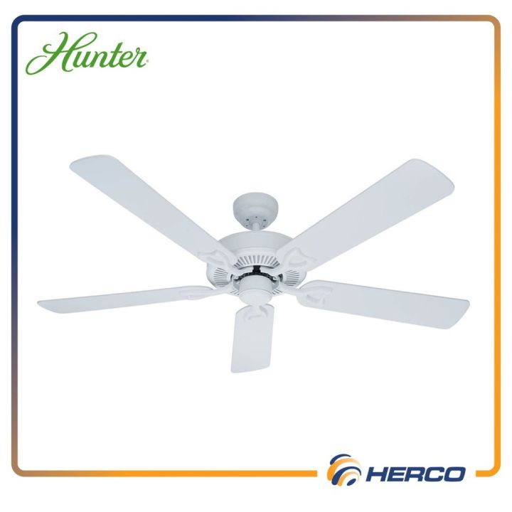 Hunter Revolution Classic Elite 52' White Ceiling Fan 220v | Lazada PH