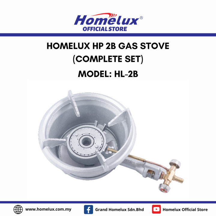 HOMELUX HIGH PRESSURE GAS STOVE HL-2B | Lazada