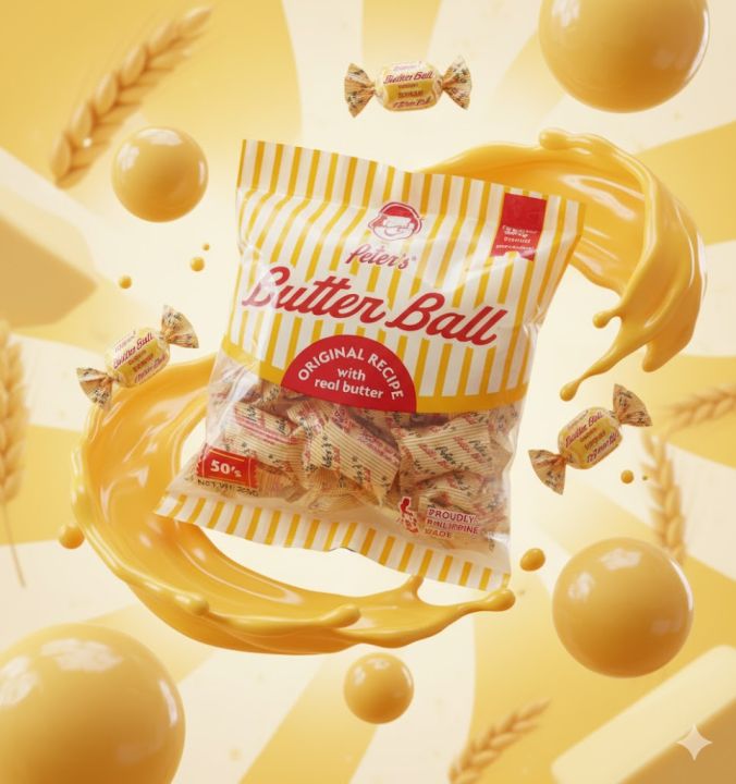 Peters Butter Ball Original Recipe with Real Butter• Candy butter x3 ...