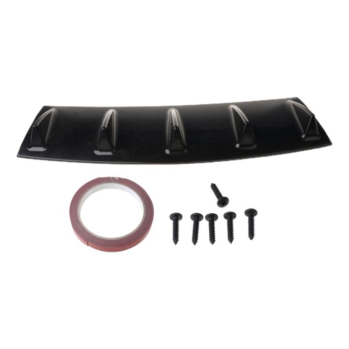 Bumper Car JNNJ 4 Pieces Car Rear Lower Bumper Wing Lip Diffuser, Anti ...