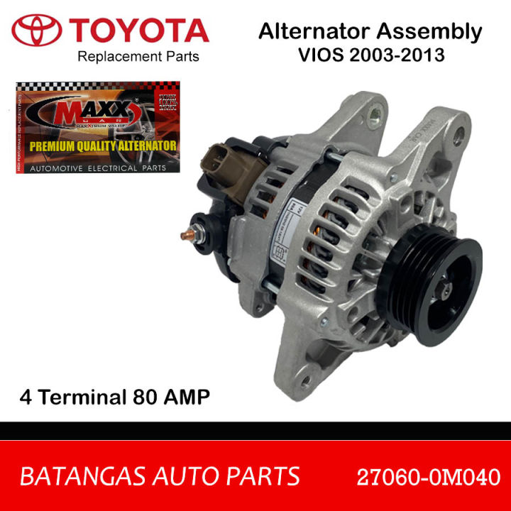 Alternator Assembly For Toyota Vios 2003-2013 1NZ / 2NZ ( 4 Terminal ...