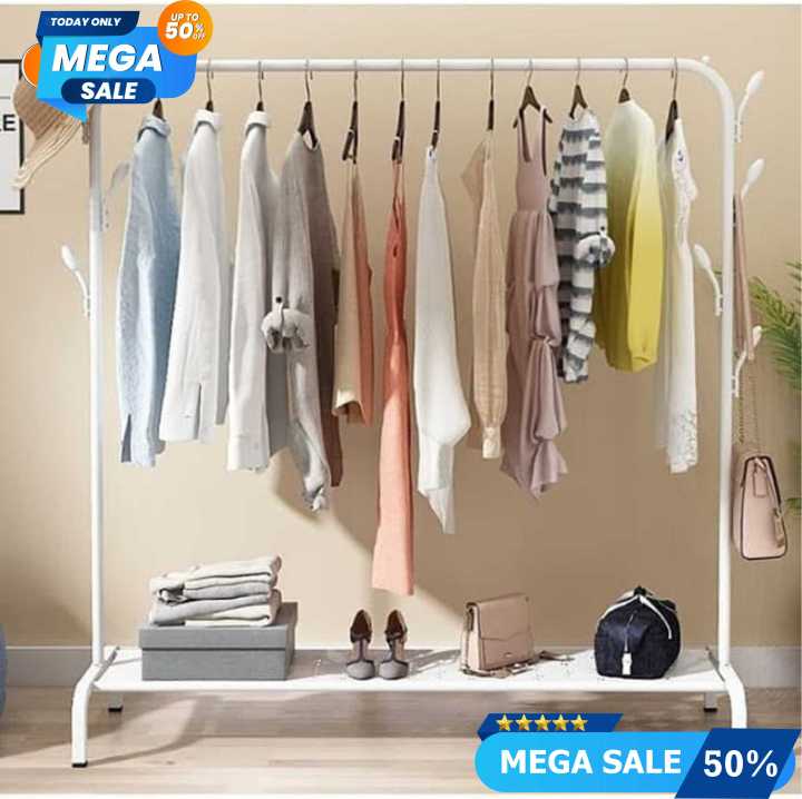 Rak Gantungan Baju Display Butik Bazar Big Stand Hanger Gawang rak ...