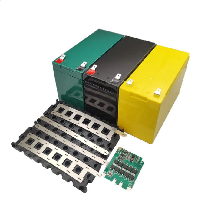 12V 7Ah to 20Ah Battery Storage 3S 30A BMS 3X7 18650 Holder with ...