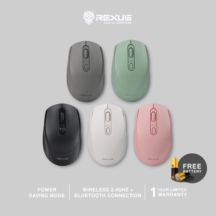 Rexus Mouse Wireless Office Q35 Silent Click | Lazada Indonesia