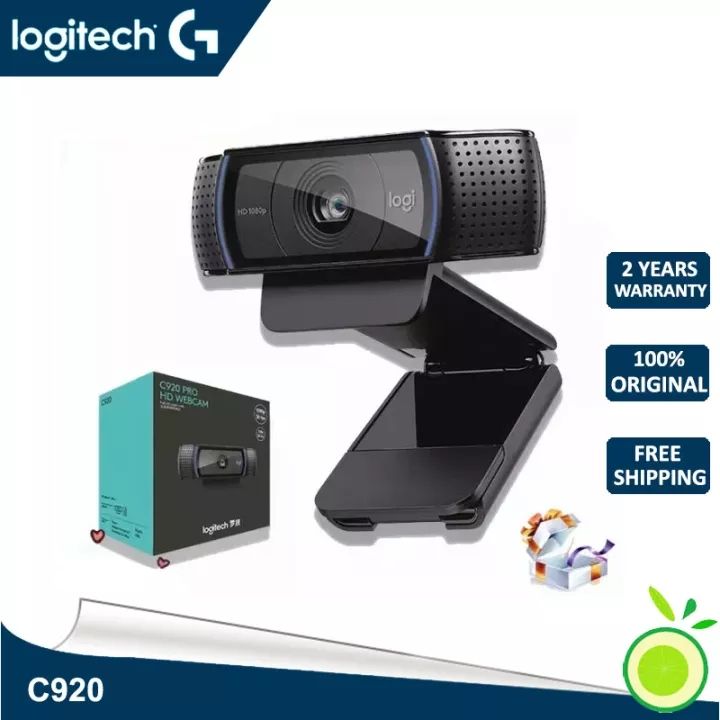 Logitech C920 PRO เว็บแคม HD,1080P (At30 Fps) วิดีโอสเตอริโอ Full HD ...