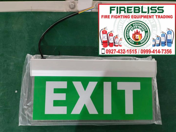 Exit signs (SINGLE face) | Lazada PH