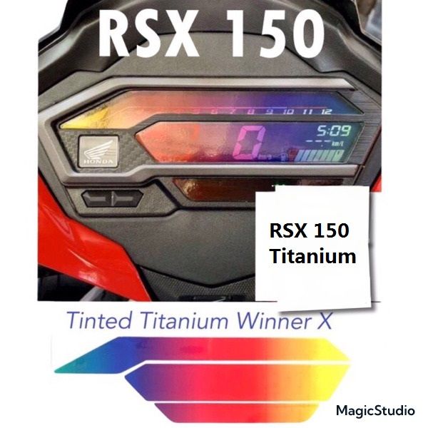 HONDA RSX150/WINNER-X Sticker Tinted Meter Blossomy Store | Lazada