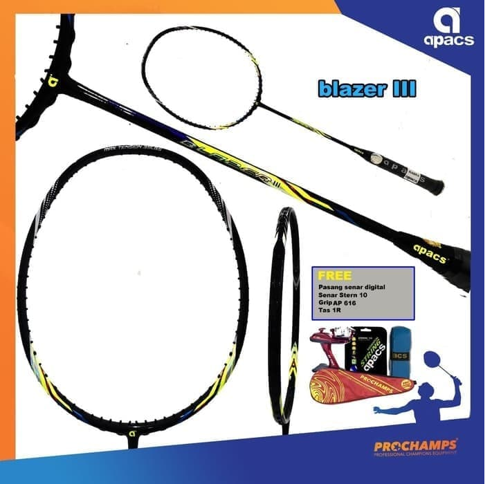 ORIGINAL RAKET APACS BLAZZER III RAKET BADMINTON | Lazada Indonesia