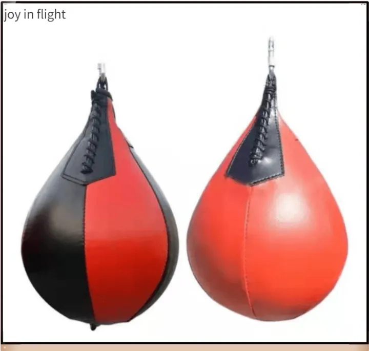 Hanging Boxing Speed Ball Punching Exercise Pear-Shaped Speedball Punch ...
