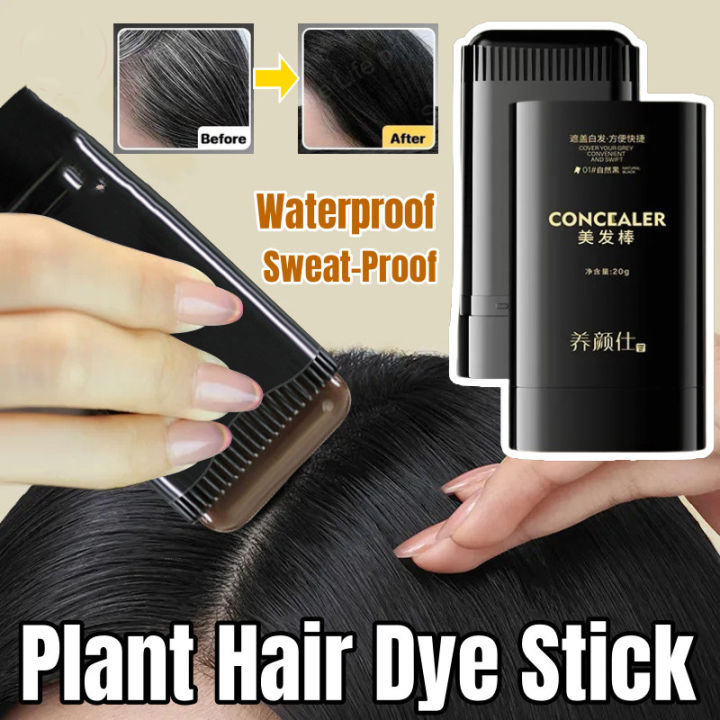 Disposable Plant Hair Dye Stick Covers White Hair and Hair Styling ...