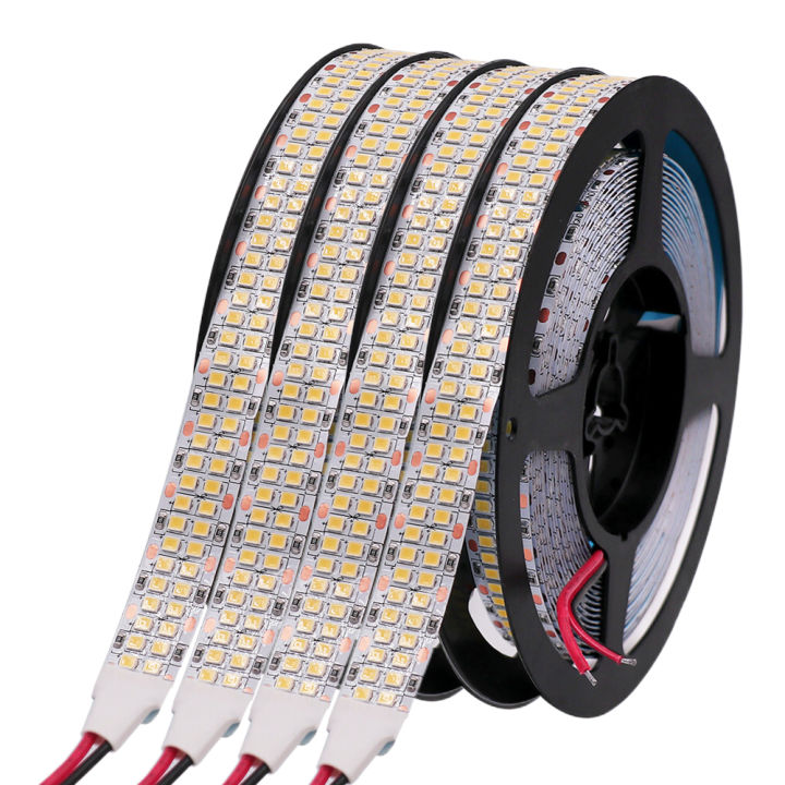12V 24V 2835 Led Strip Light 480LED/m Super Bright 5Meter Double Row ...