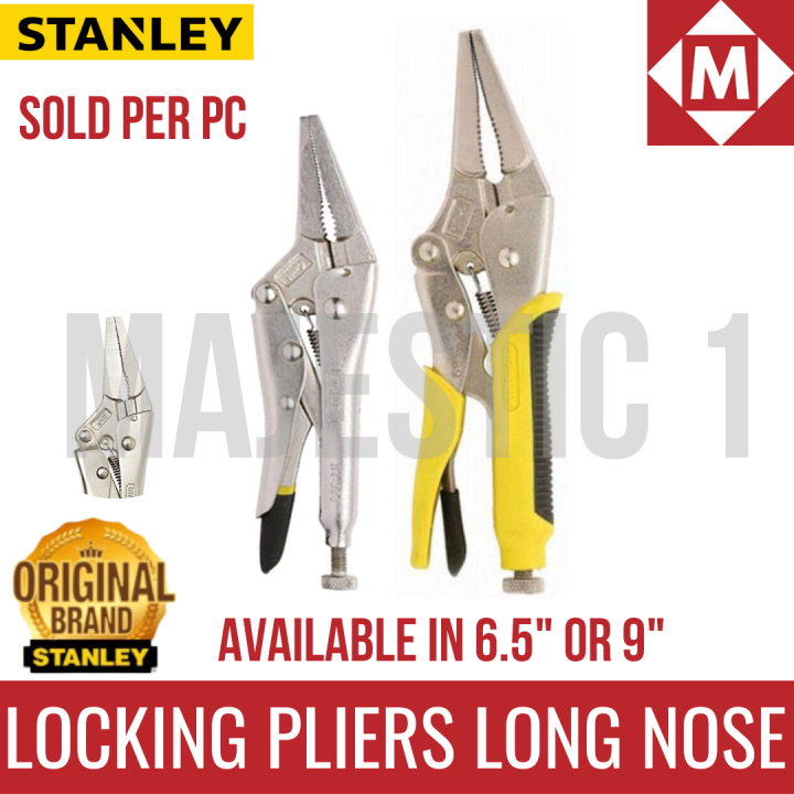 Stanley Vise Grip Locking Pliers Long Nose 6.5" 84-396 / 9" 84-389 SOLD ...