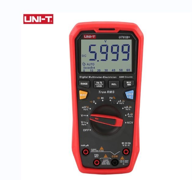มัลติมิเตอร์ดิจิตอล UNI-T UT61E + B Plus,เครื่องทดสอบมัลติมิเตอร์ True ...
