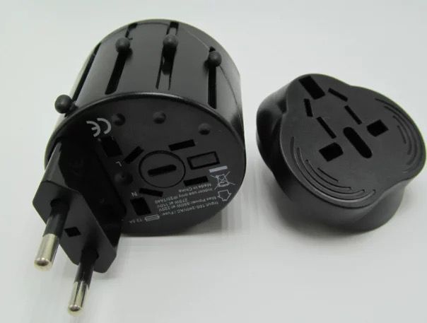Universal travel adapter EU AU US UK multiple adaptor plug, all in one ...