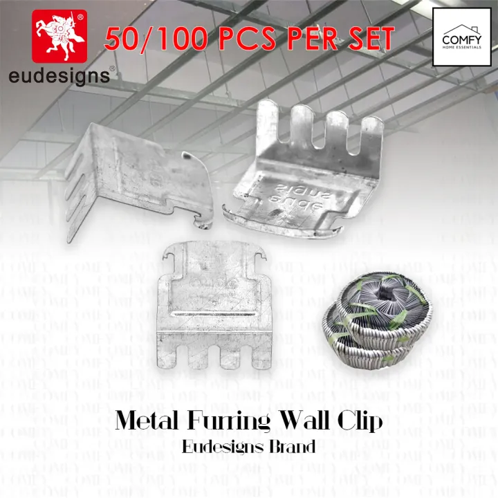 Eudesigns Metal Clamp Furring Channels W Clips Ceiling Wall Clip Wclip ...