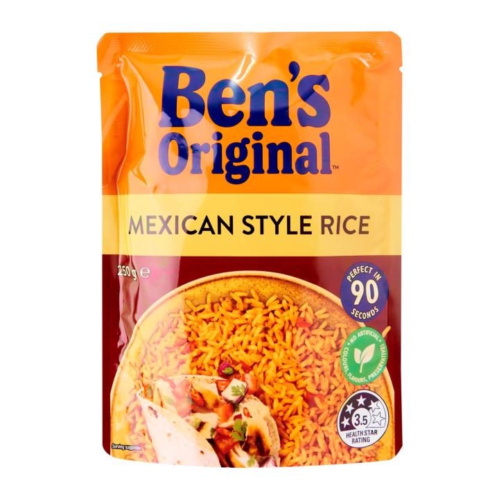 Ben's Original Mexican Style Rice Microwave Rice Pouch 250G | Lazada ...