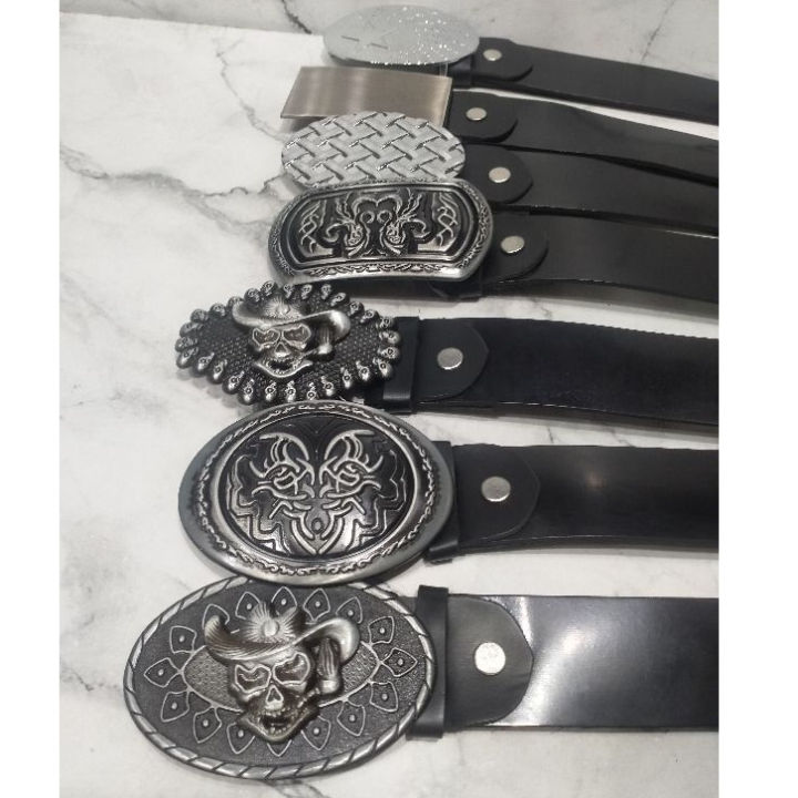 Ikat pinggang gesper cantol bahan fiber hitam polos | Lazada Indonesia