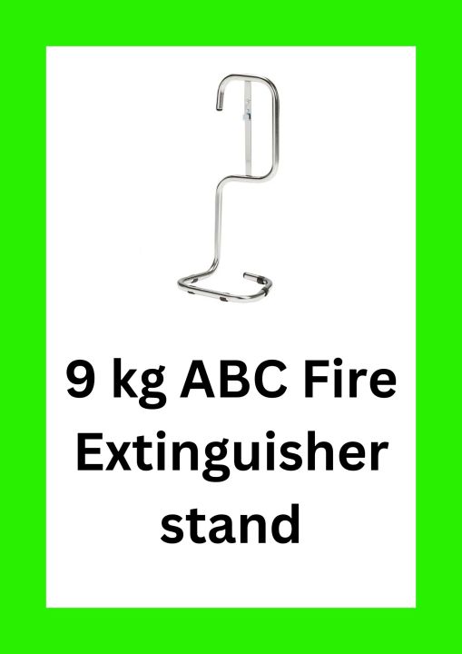 Single Stand Chrome for 9 kg ABC Fire Extinguisher (Manufactured year ...
