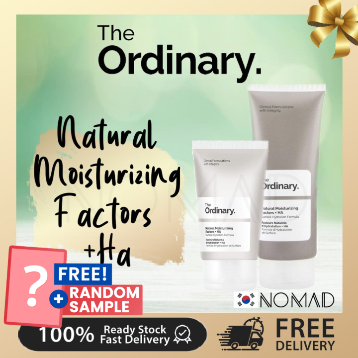 [THE ORDINARY] Natural Moisturizing Factors + HA 30ml / 100ml | Lazada