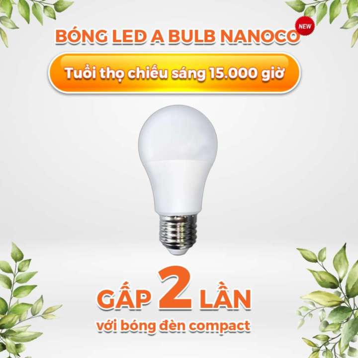Bóng đèn Led Bulb Nanoco công suất nhỏ E27 5W 9W 14W, Bóng Đèn LED Bulb ...
