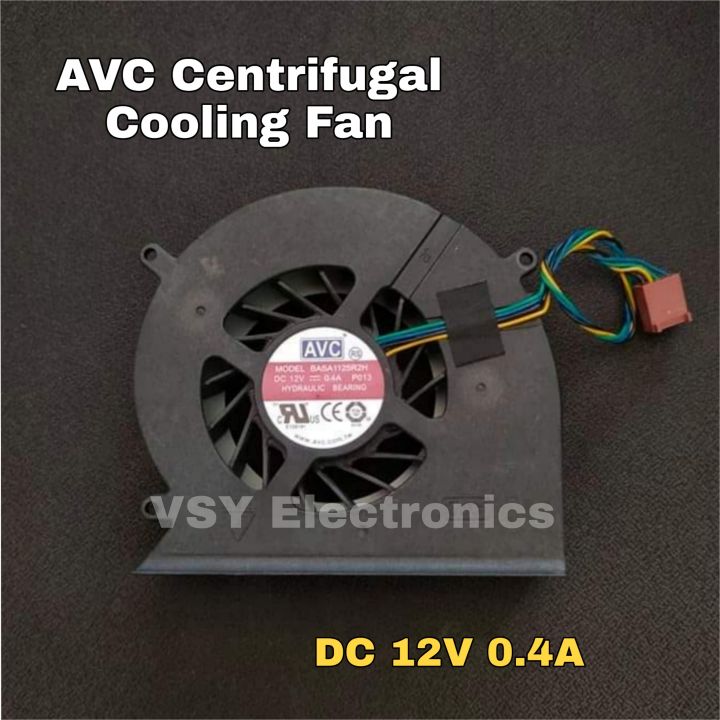 Original AVC DC 12V 0.4A centrifugal Cooling fan | Lazada PH