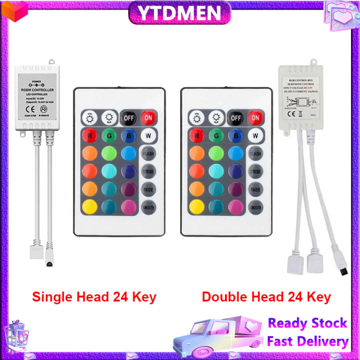 Strip Lights Controller LED RGB Controler IR Dimmer 12V Remote ...