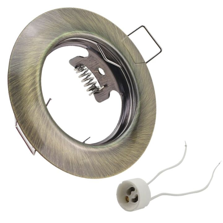 Hot Selling Nickel Round Recessed LED Ceiling Light no Adjustable Frame ...