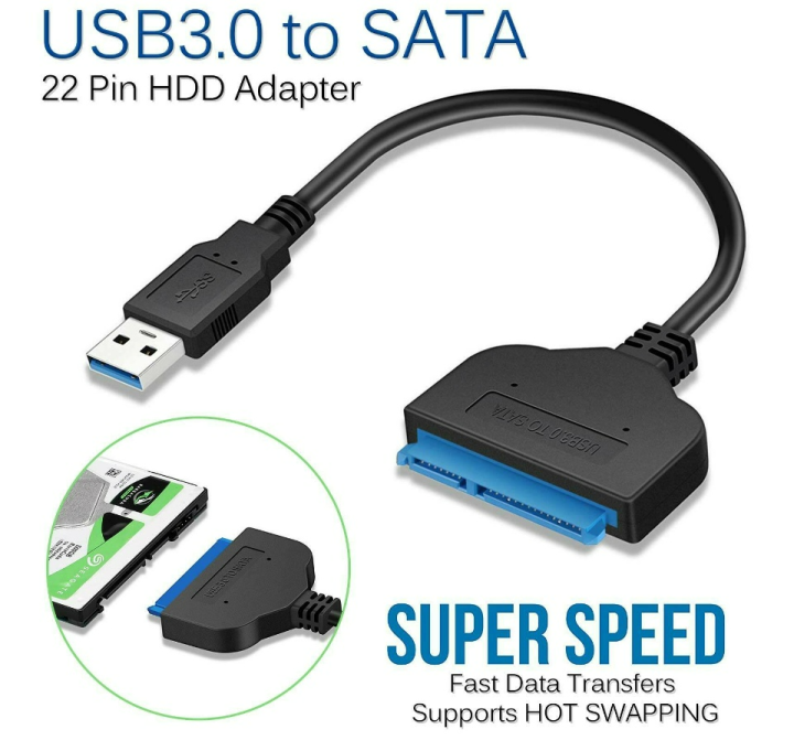ALLAN USB 3.0 To Sata Converter Adapter Cable With Led Light For 2.5 ...
