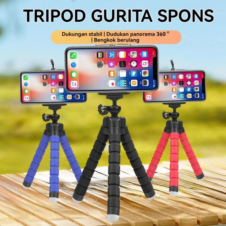 Eight-Fold Mini Sponge Octopus Tripod Remote Control Bracket. Desktop ...