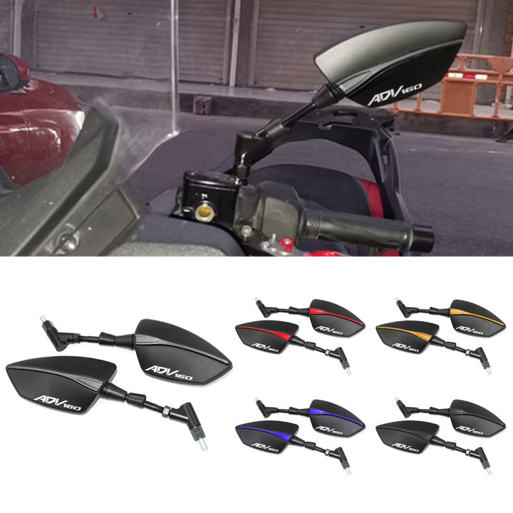 Motorcycle Accessories ADV160 Rear View Mirrors Rearviews For Honda ADV ...