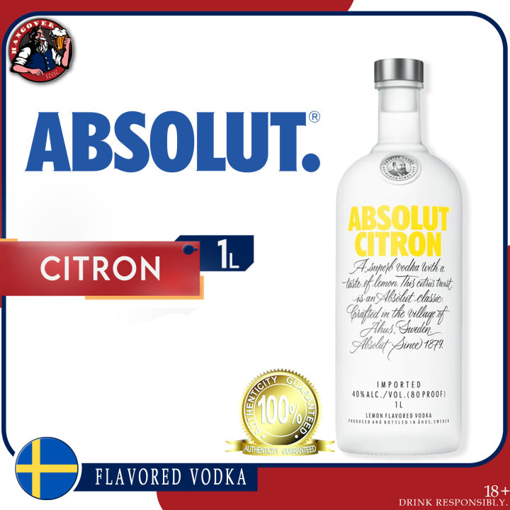 Absolut Citron 1 Liter | Lazada PH