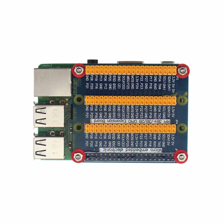Raspberry Pi 4B3B+GPIO One-to-Three Expansion Board Raspberry pi4 Generation Experiment Board ...