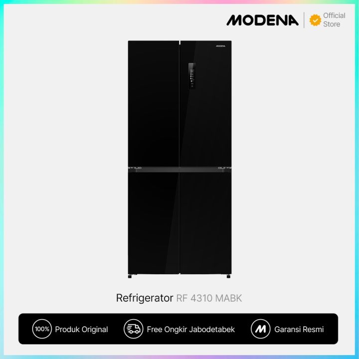 MODENA Refrigerator Multi-door - RF 4310 MABK | Lazada Indonesia